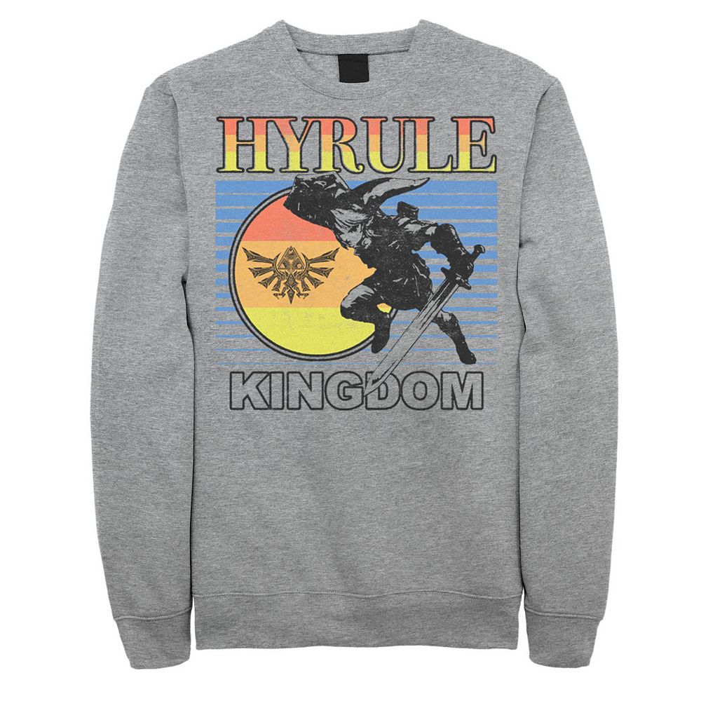 Big & Tall The Legend Of Zelda Link Hyrule Kingdom Retro Fleece