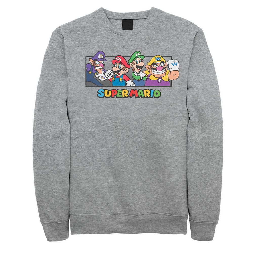 Big & Tall Super Mario Bros. Character Collage Portrait Fleece