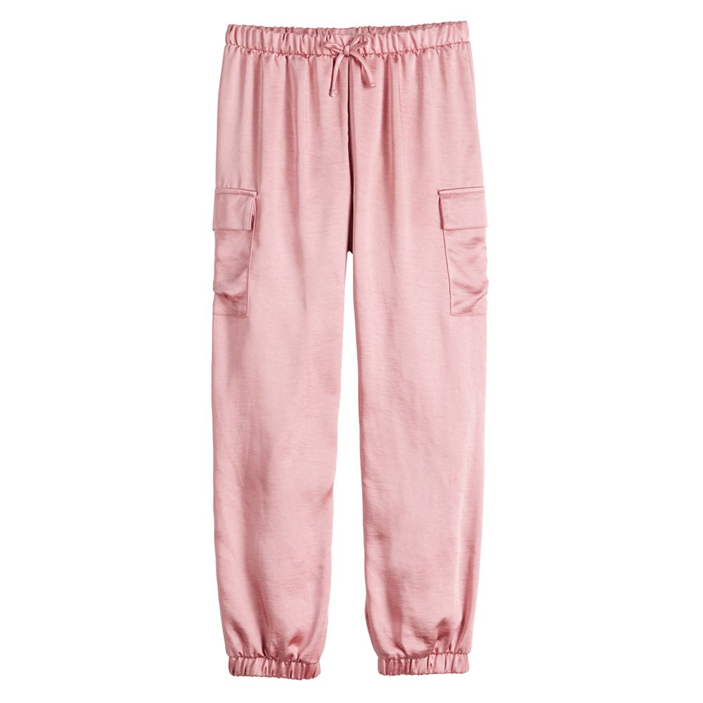 Girls 7-16 Self Esteem Satin Cargo Pants