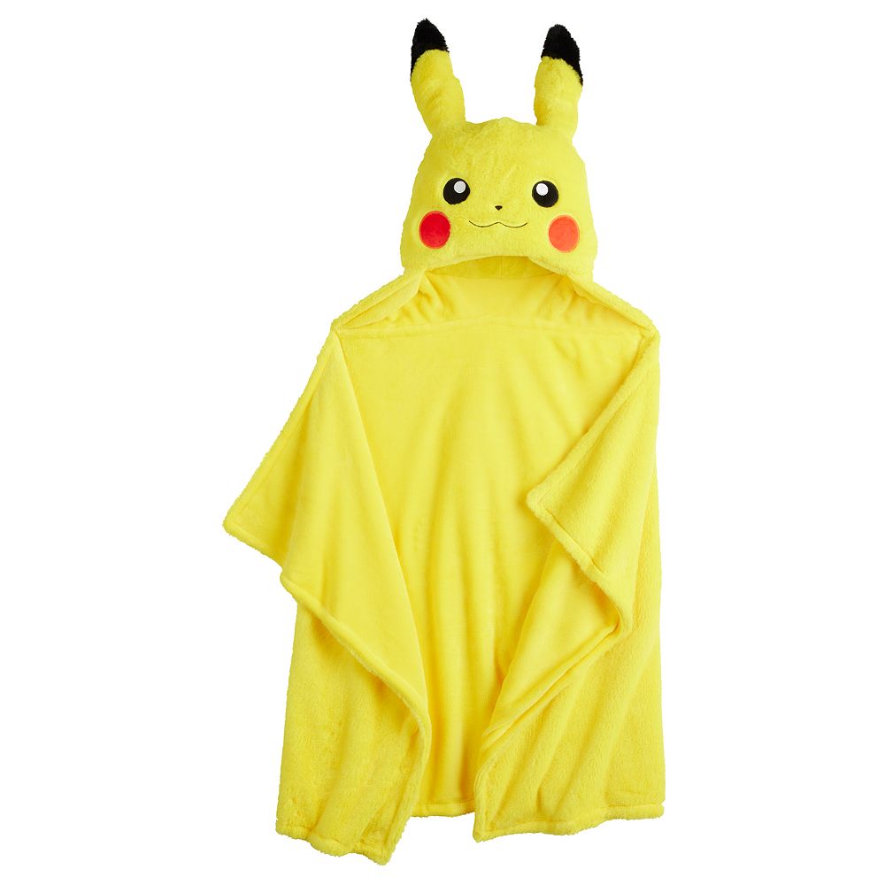 Pokémon Pikachu Hooded Throw Blanket