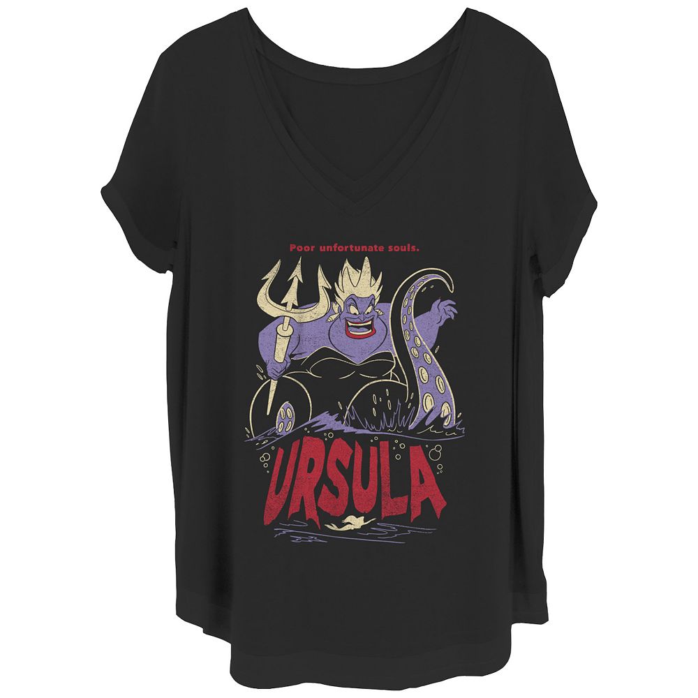 Juniors' Plus Size The Little Mermaid Ursula Graphic Tee