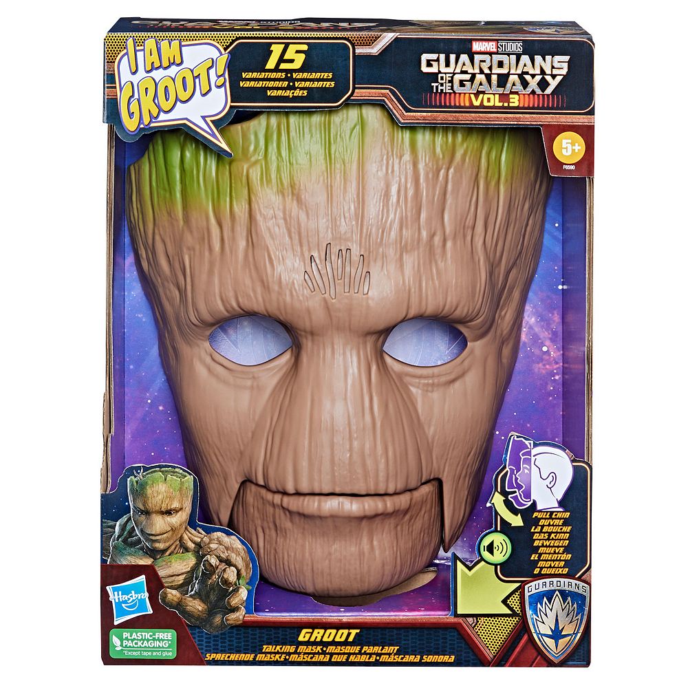 Marvel Guardians of the Galaxy Vol. 3 Groot Talking Role Play Mask by ...