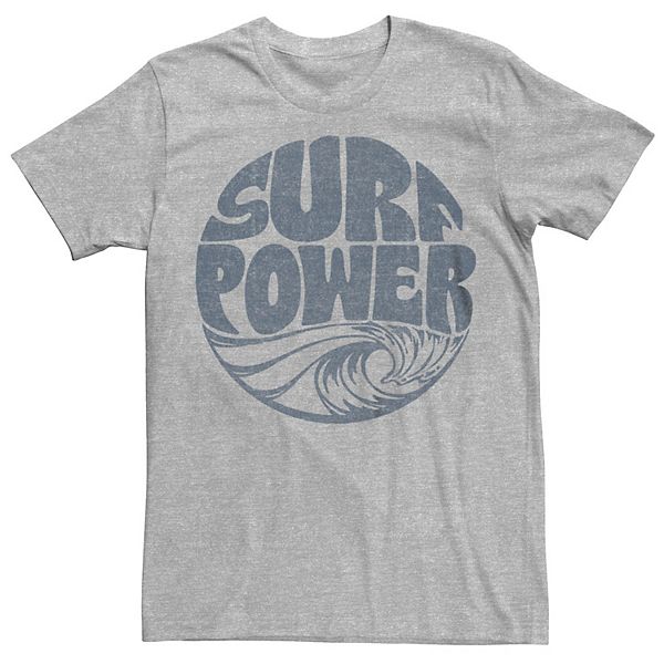 Men's Surf Power Wave Circle Graphic Tee