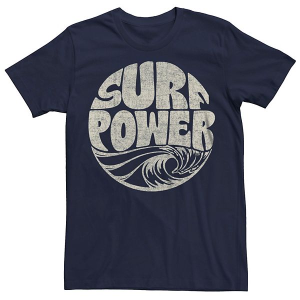 Men's Surf Power Wave Circle Graphic Tee