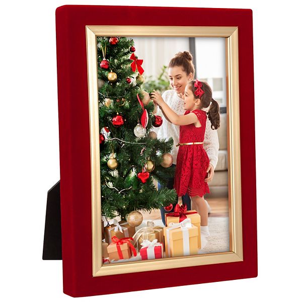 Malden 5" x 7" Red Velvet Frame