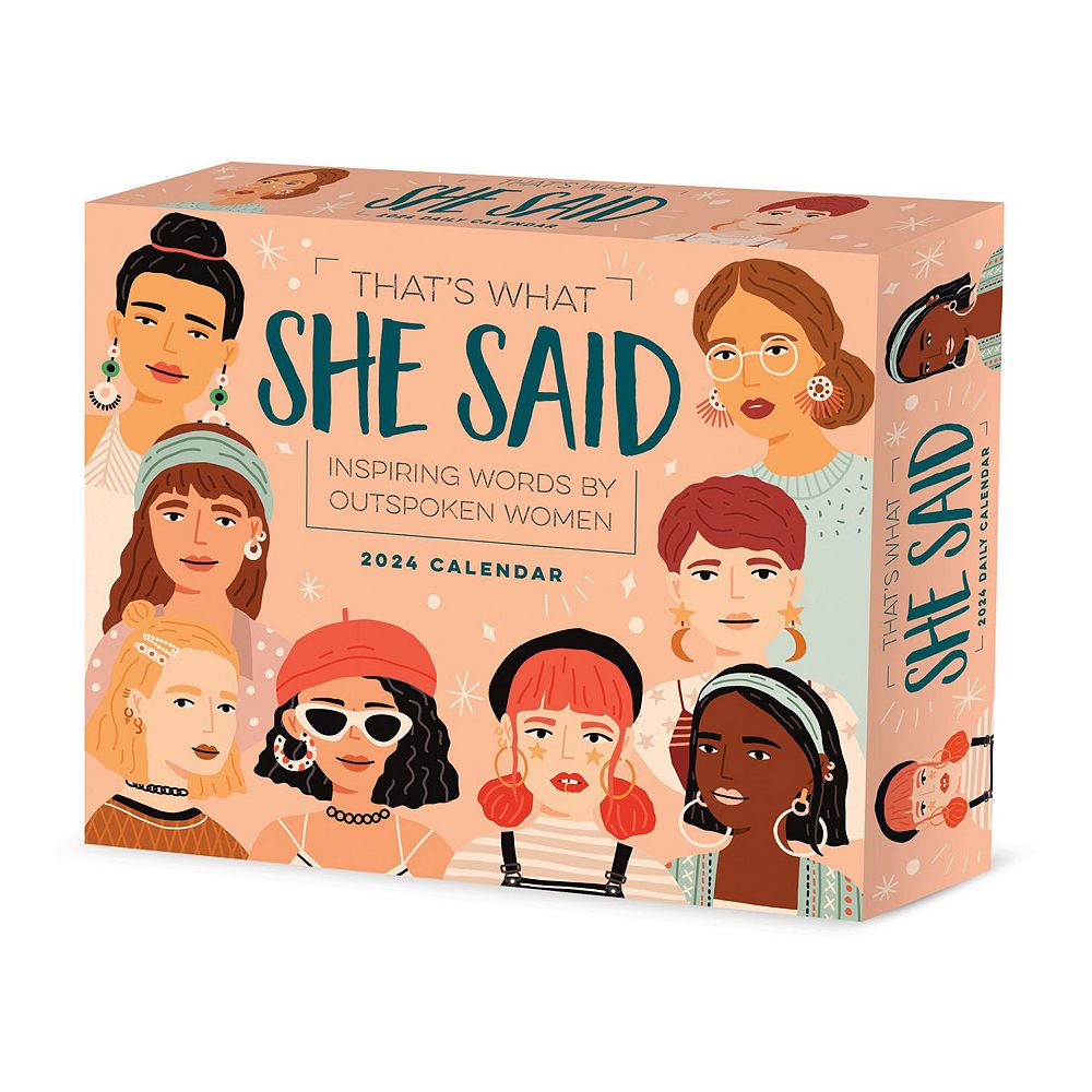 Willow Creek Press 2024 What She Said Daily Desk Calendar - Inspiring ...