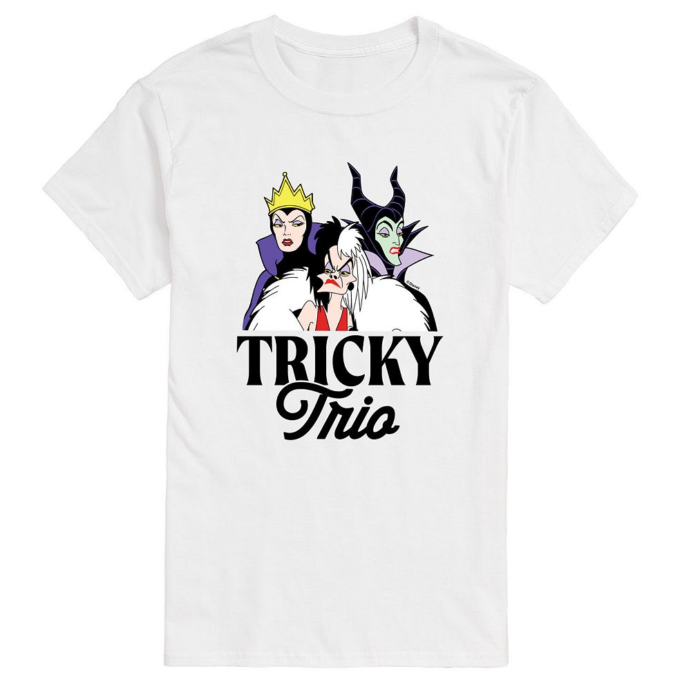 Disney Villains Men's Tricky Trio Graphic Tee