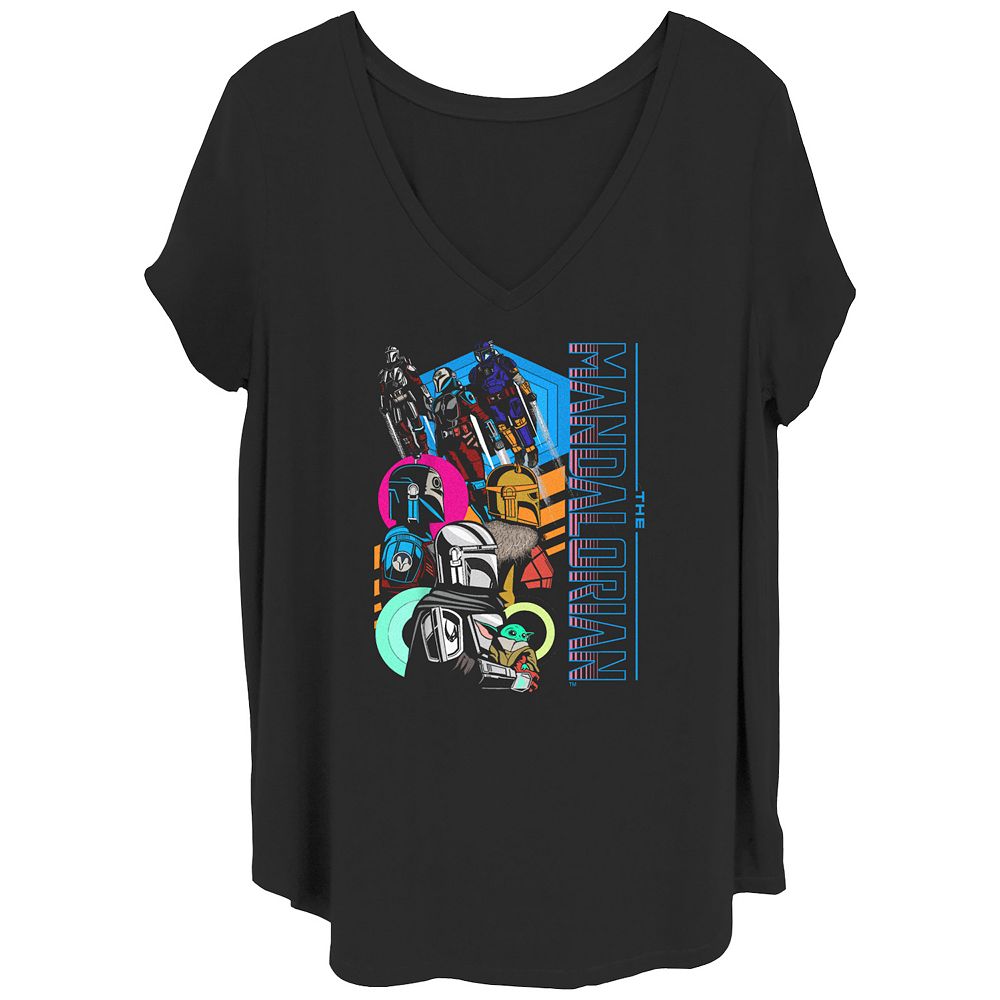 Juniors' Plus Size The Mandalorian Mondo Mando Bo Katan Graphic Tee