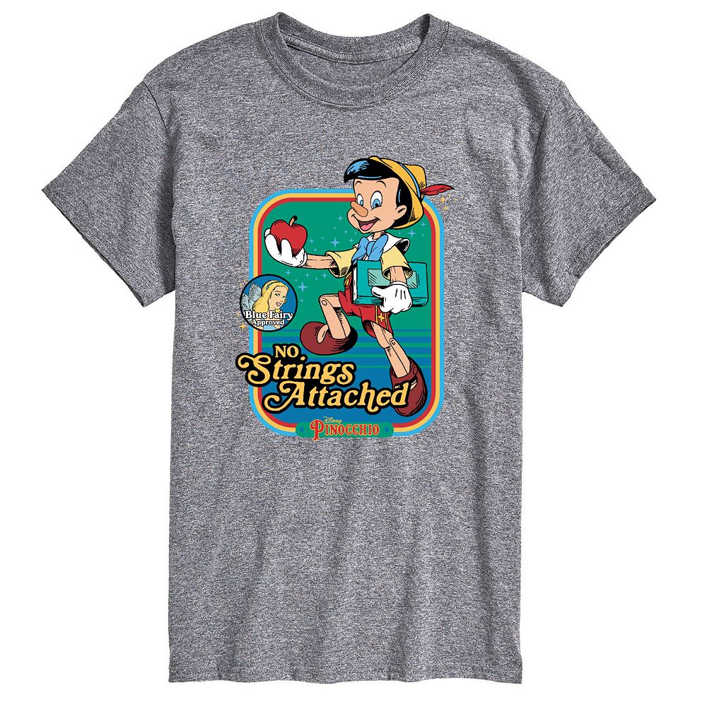 Disney's Pinocchio Big 7 Tall No Strings Attached Graphic Tee