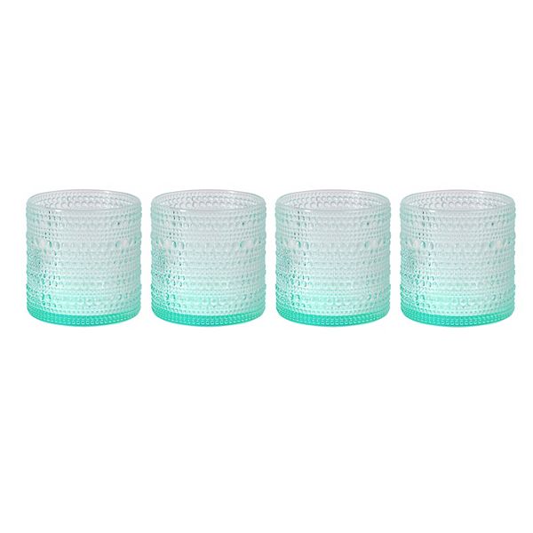 Home Essentials Halo 4-Piece Double Old-Fashioned Glass Set