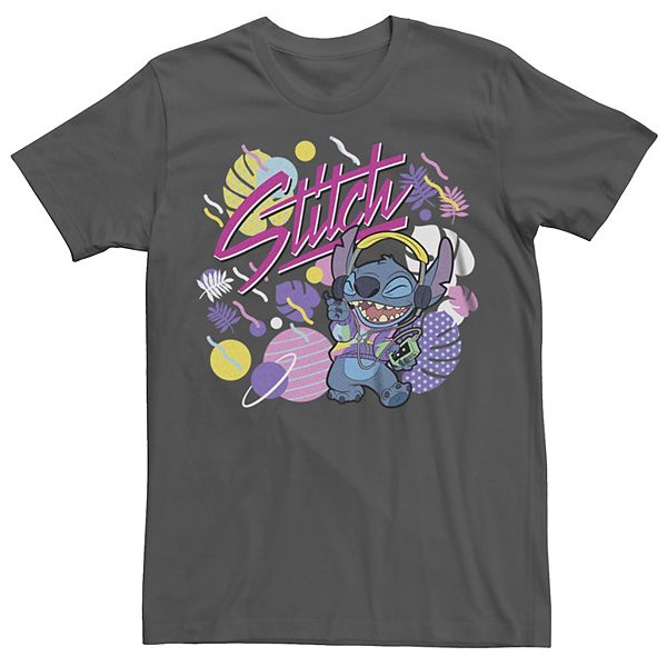 Disney's Lilo & Stitch Juniors' 90's Personal Stereo Boyfriend Graphic Tee