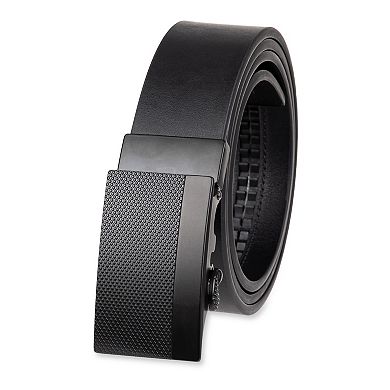 Men's Sonoma Goods For Life® Adjustable Fit Track Lock Plaque Buckle Belt