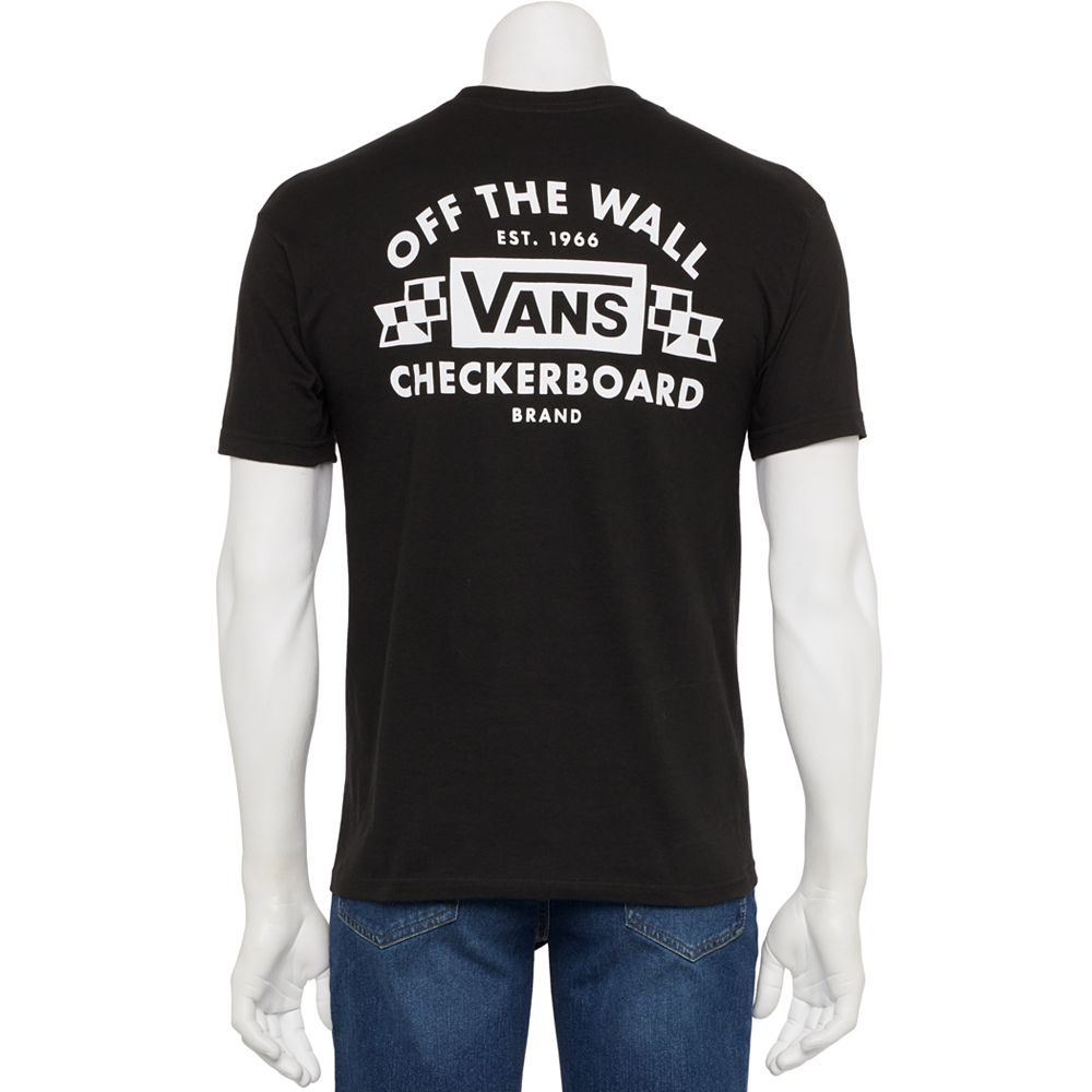 Men's Vans® Off The Wall Checkerboard Short Sleeve Graphic Tee