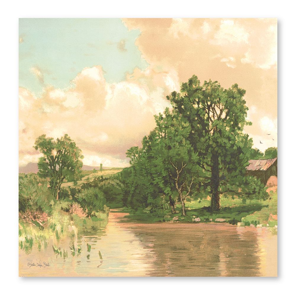 COURTSIDE MARKET Trees Golden Light I Canvas Wall Art