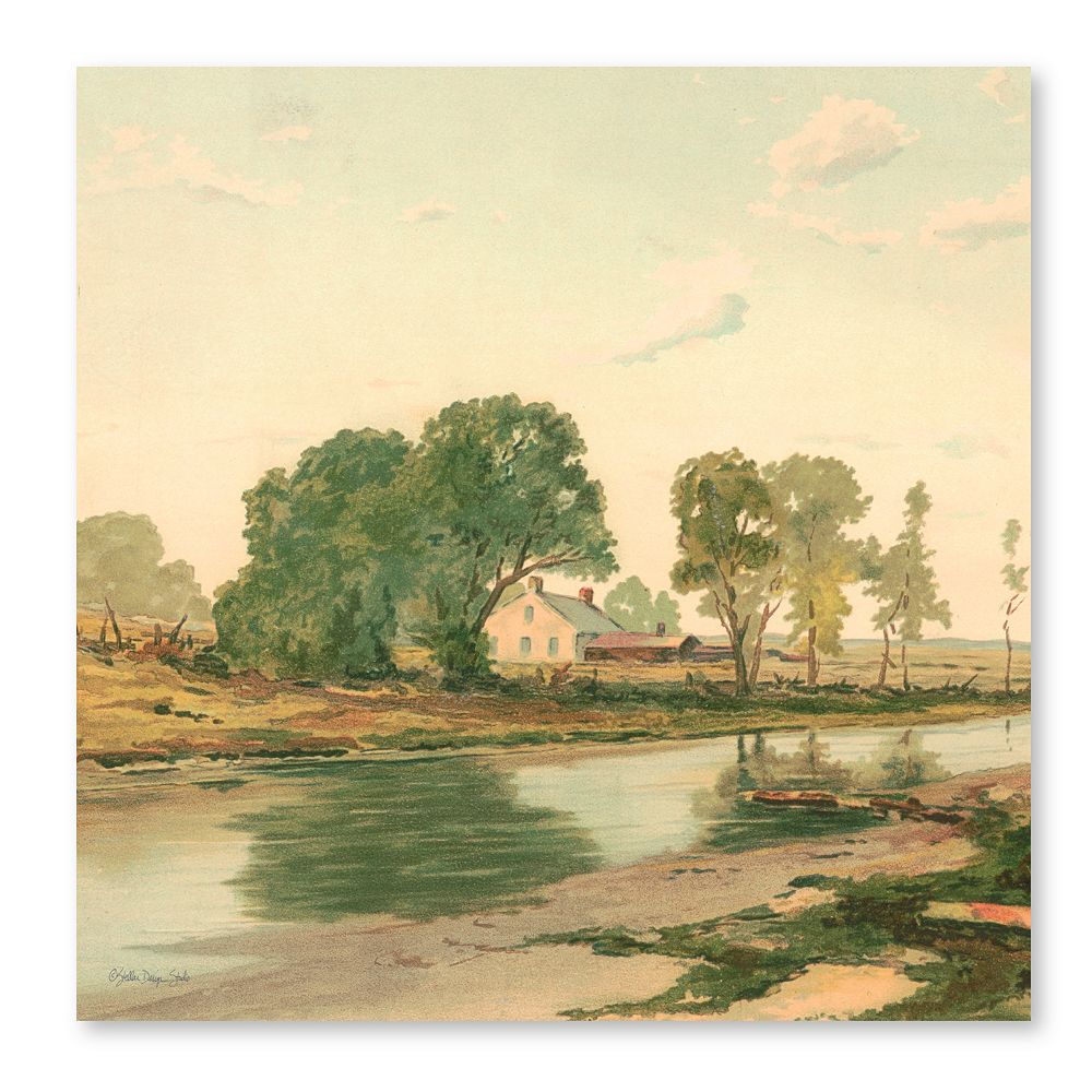 COURTSIDE MARKET Golden Light II Canvas Wall Art