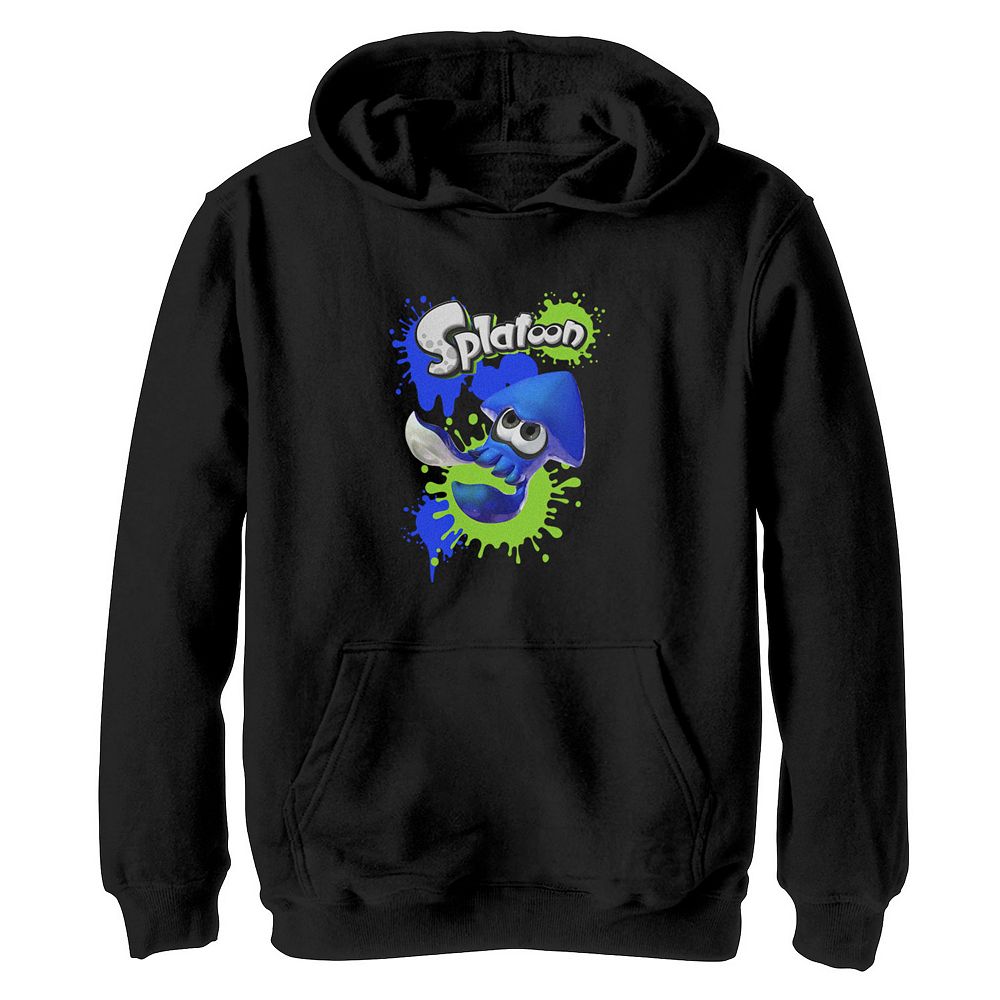 Boys 4-20 Nintendo Splatoon Blue Squid Hoodie