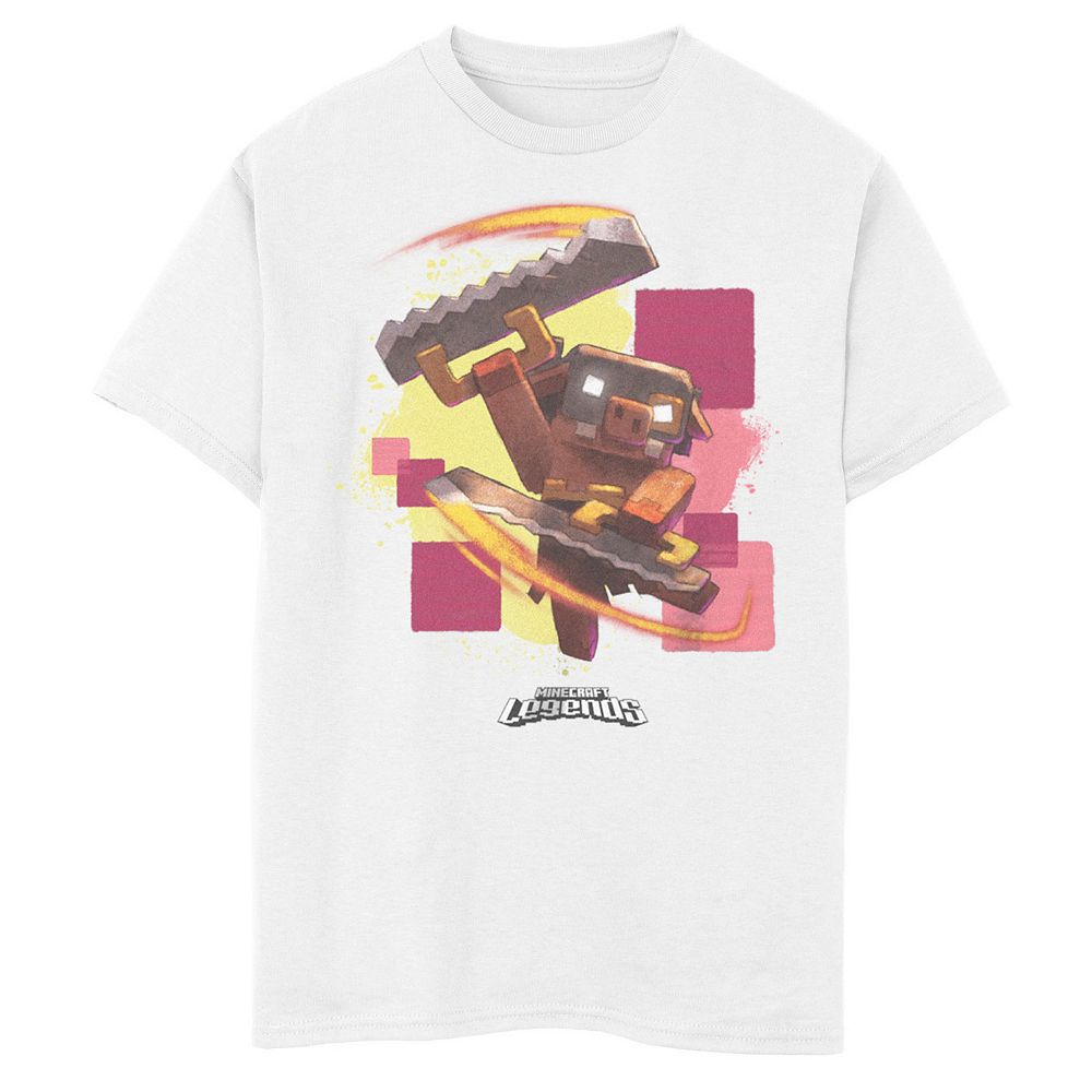 Boys 8-20 Minecraft Legends Bruiser Piglin Graphic Tee