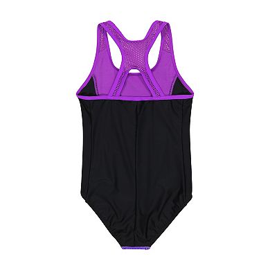Girls 4-16 ZeroXposur Swimsuit & Rash Guard Top Set in Regular & Plus