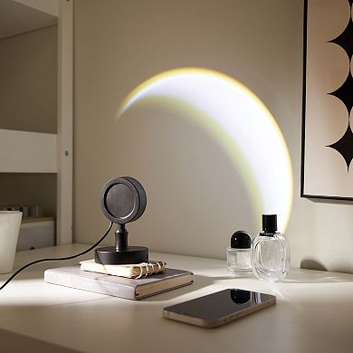 Idea Nuova Mini Moon LED Projector Lamp Table Decor