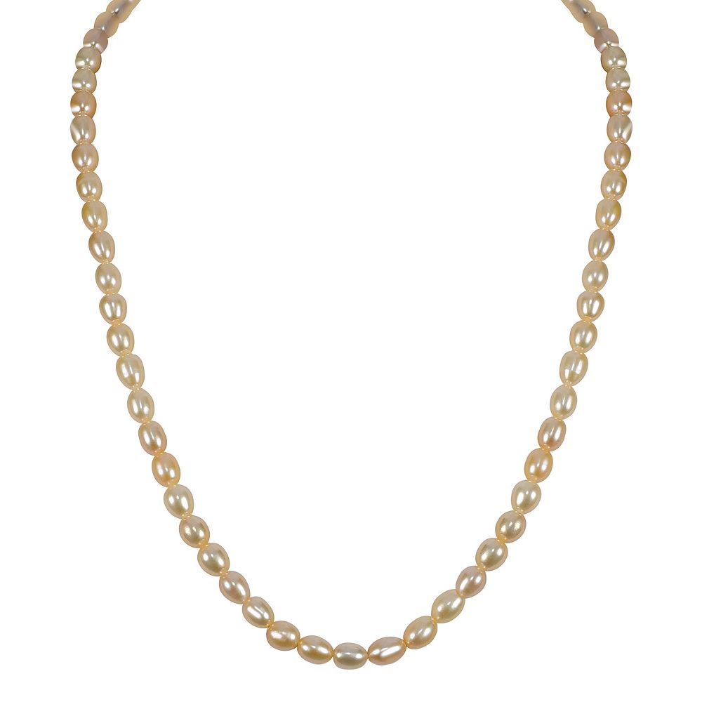 Gemistry Sterling Silver Freshwater Cultured Pearl Strand Necklace