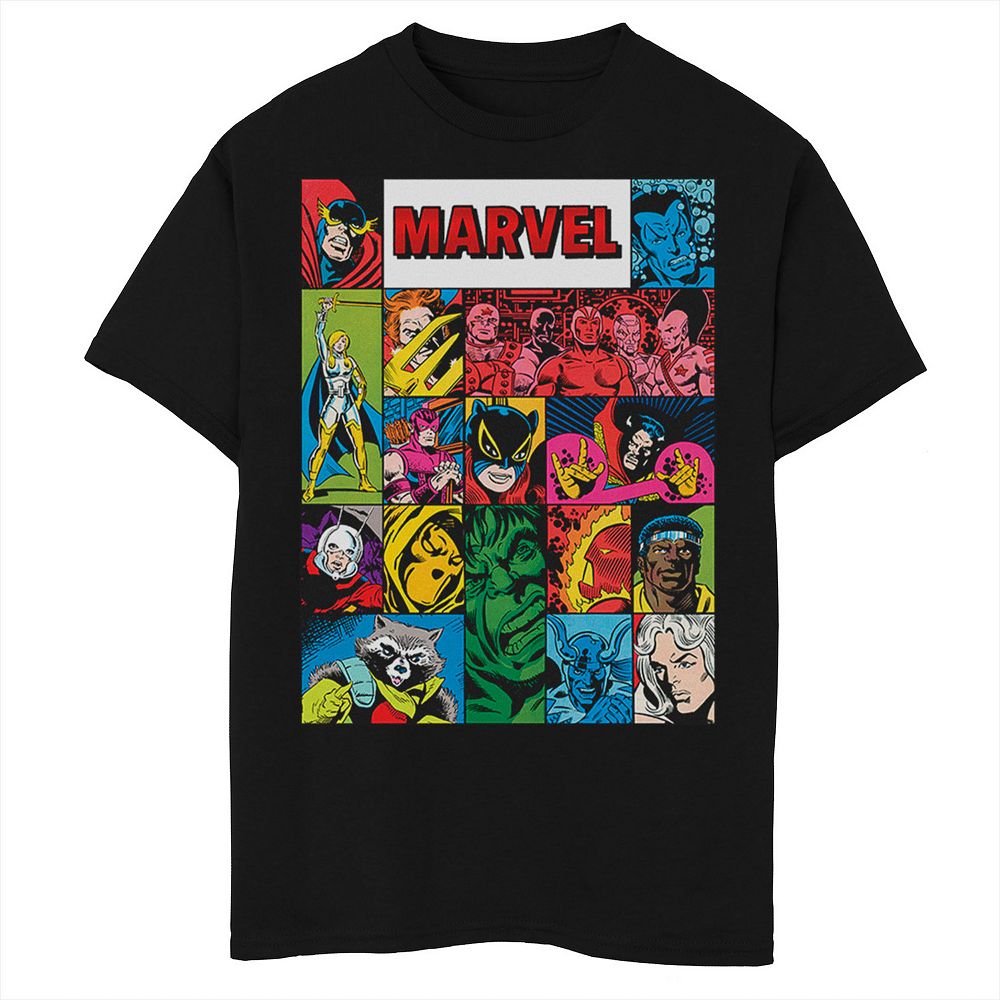 Boys Husky Marvel FOOM Special Defenders Issue Cover Graphic Tee