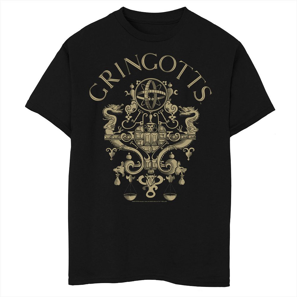Boys Husky Harry Potter Gringotts Logo Graphic Tee