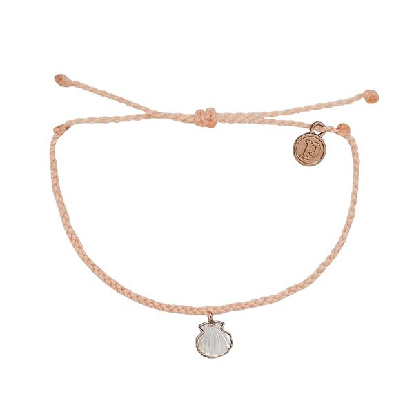 Pura Vida Real Shell Rose Gold Bracelet
