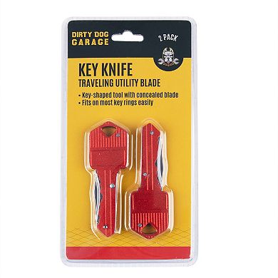 DIRTY DOG 2-Piece Key Knife Set