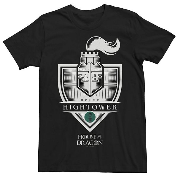 Men's House Of The Dragon House Hightower Shield Graphic Tee