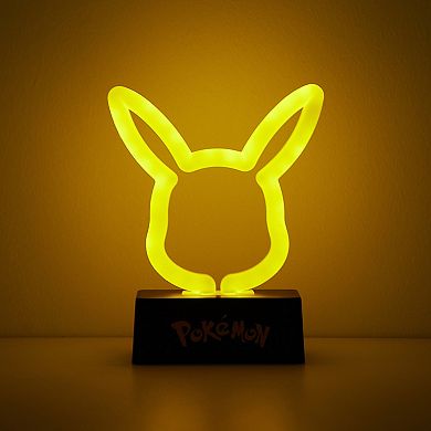 Idea Nuova Pokémon Pikachu LED Neon Table Lamp