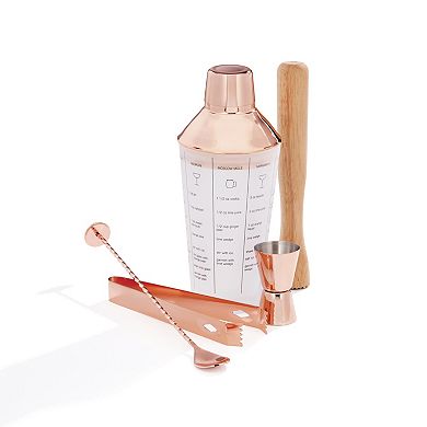 Cambridge 5-pc. Copper Mixology Shaker Tool Set