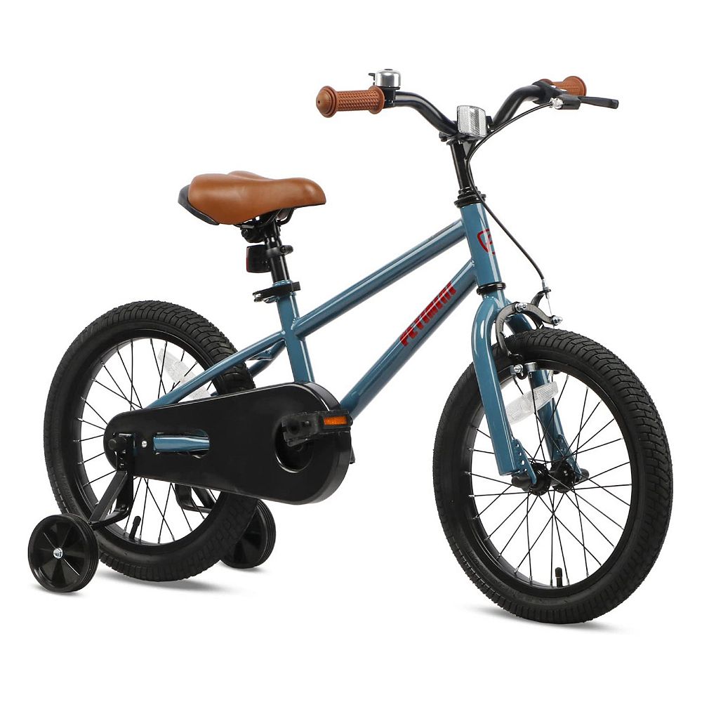 Petimini 16 Inch BMX Style Kids Bike w/ Training Wheels for 4-7 Years ...