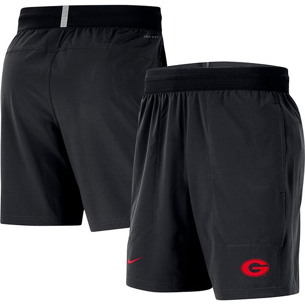 Men's Nike Black Georgia Bulldogs Player Performance Shorts