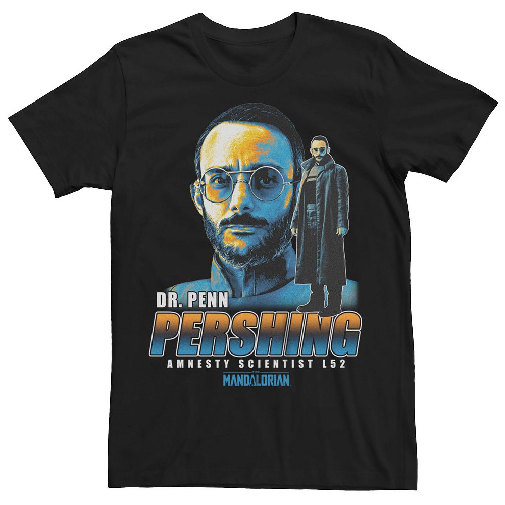 Men's Star Wars The Mandalorian Dr. Penn Pershing Graphic Tee