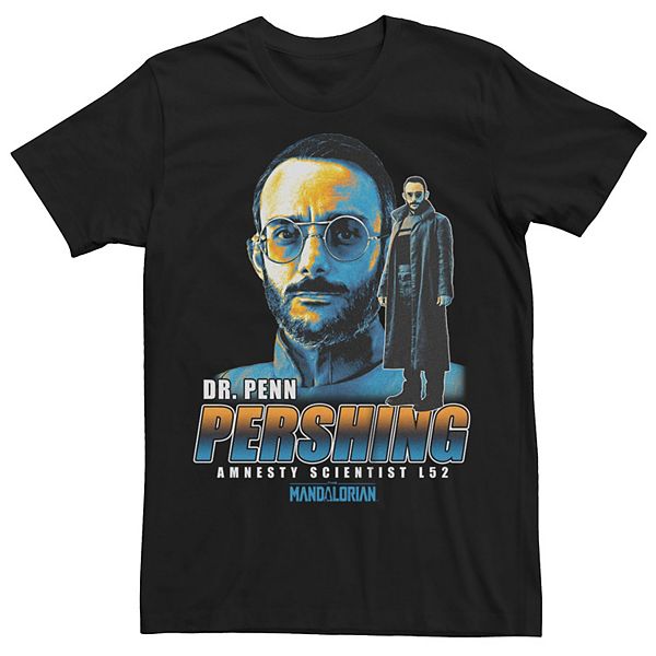 Men's Star Wars The Mandalorian Dr. Penn Pershing Graphic Tee