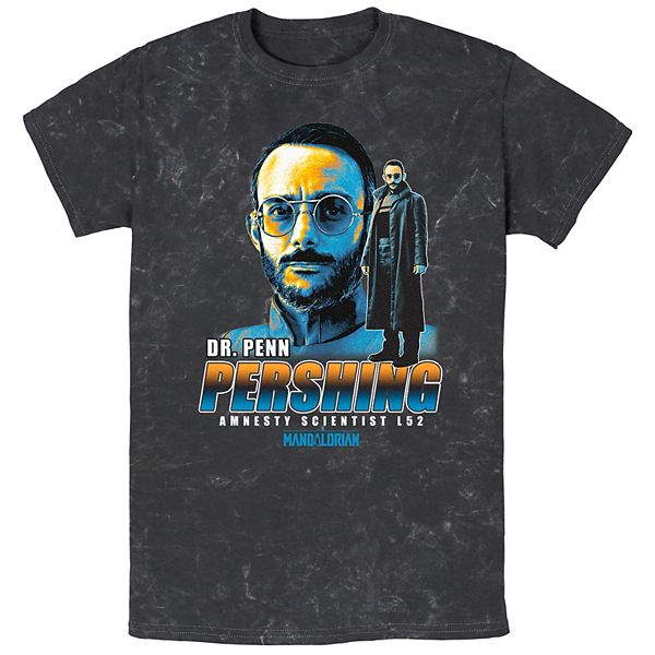 Men's Star Wars The Mandalorian Dr. Penn Pershing Graphic Tee