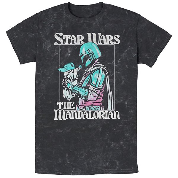 Men's Star Wars The Mandalorian Mando & Grogu Together Graphic Tee
