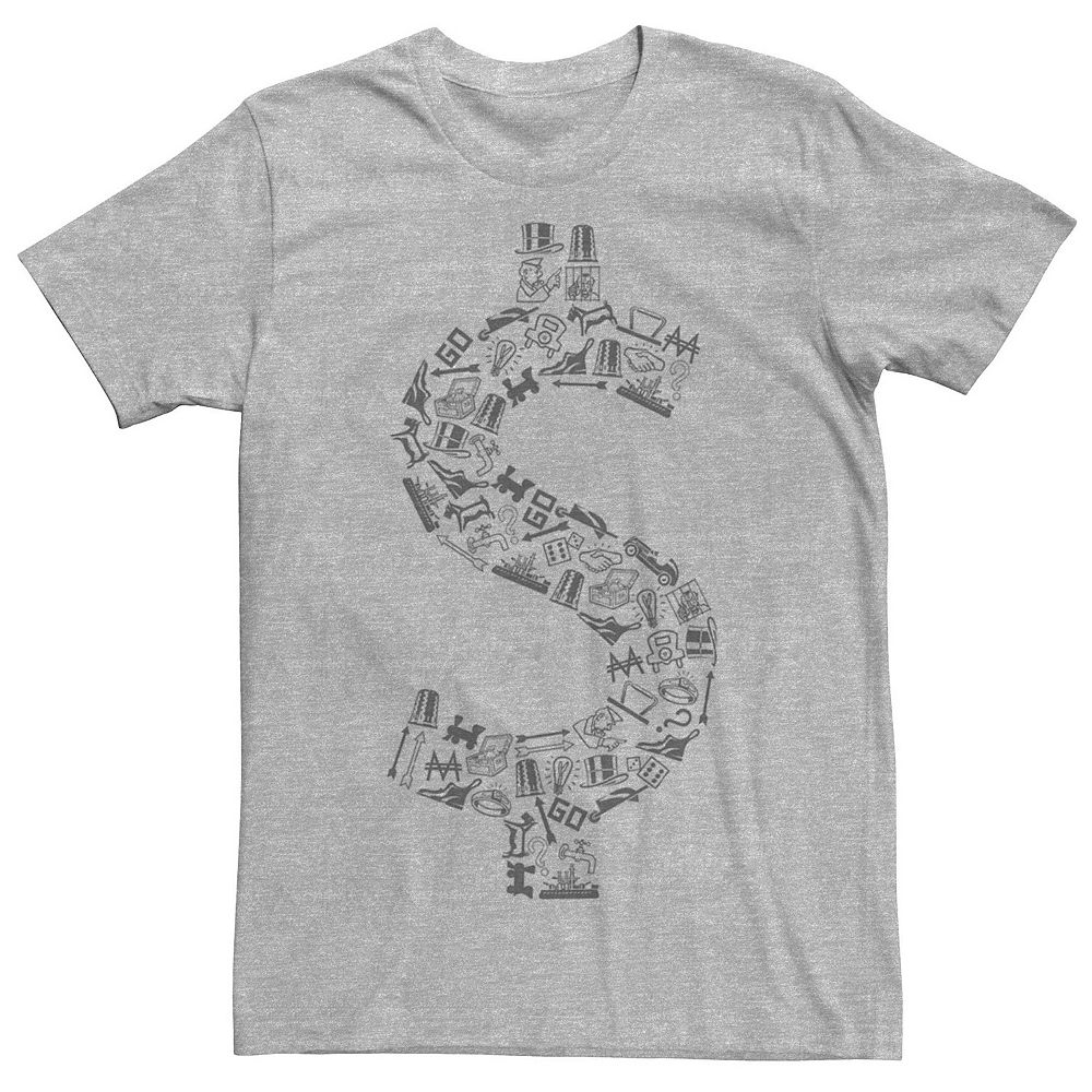Men's Monopoly Icons Money Symbol Graphic Tee