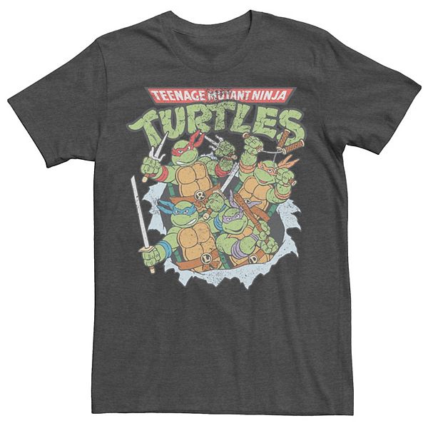 Men's Nickelodeon Teenage Mutant Ninja Turtles Breaking Walls Graphic Tee