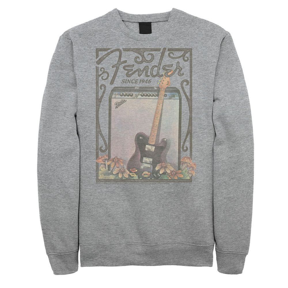 Big & Tall Fender Since 1946 Floral Fleece Sweatshirt