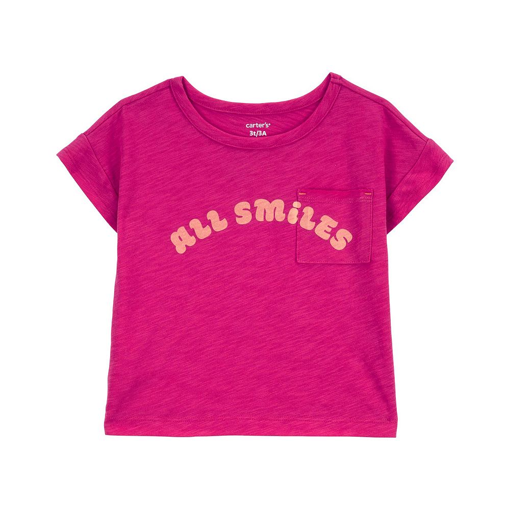 Toddler Girl Carter's All Smiles Tropical Palm Tree Graphic Tee