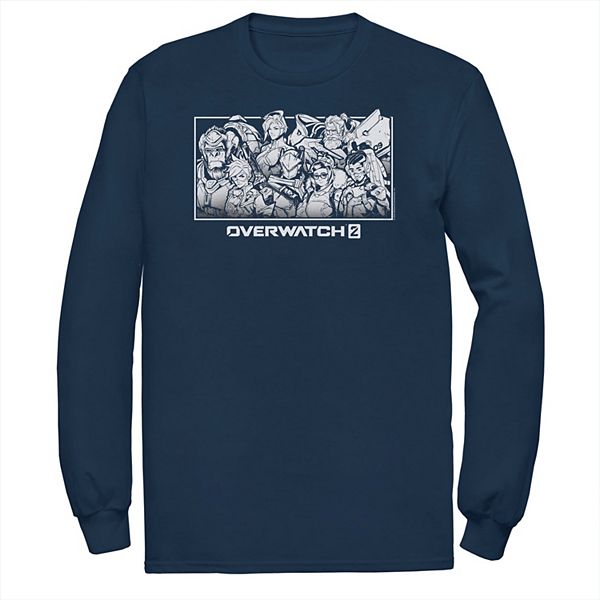 Big & Tall Overwatch 2 New Hero Designs Long Sleeve Graphic Tee