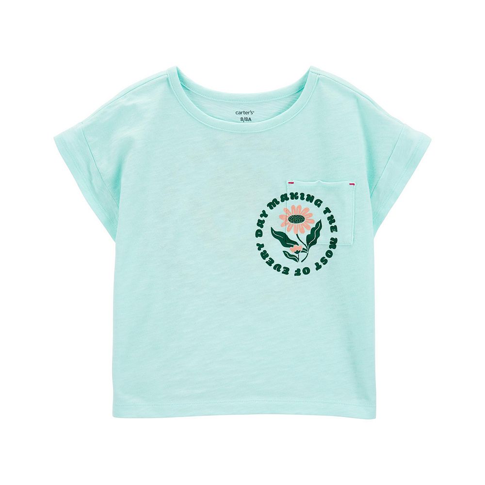 Girls 4-14 Carter's Floral Pocket Tee