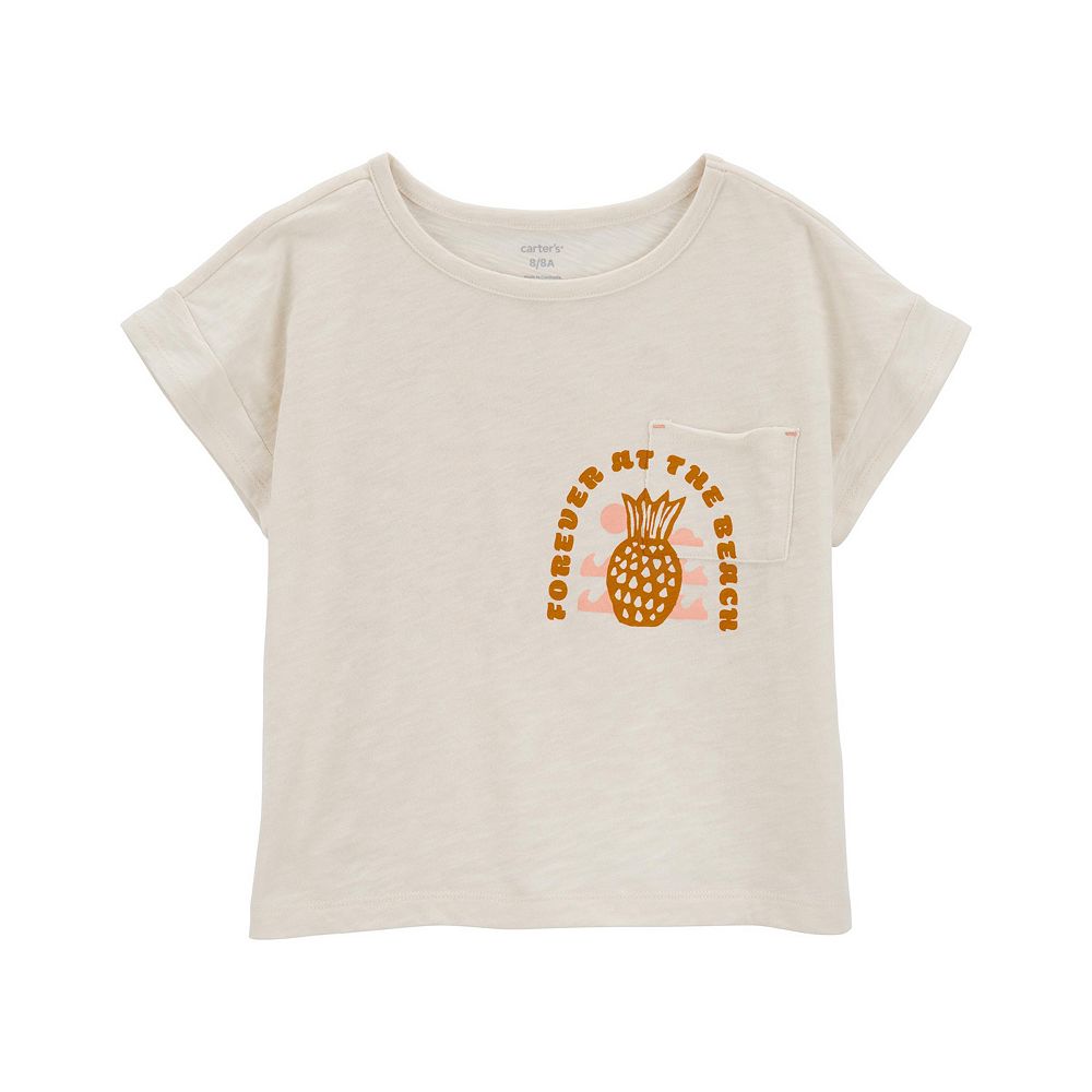 Girls 4-14 Carter's Pineapple Pocket Tee