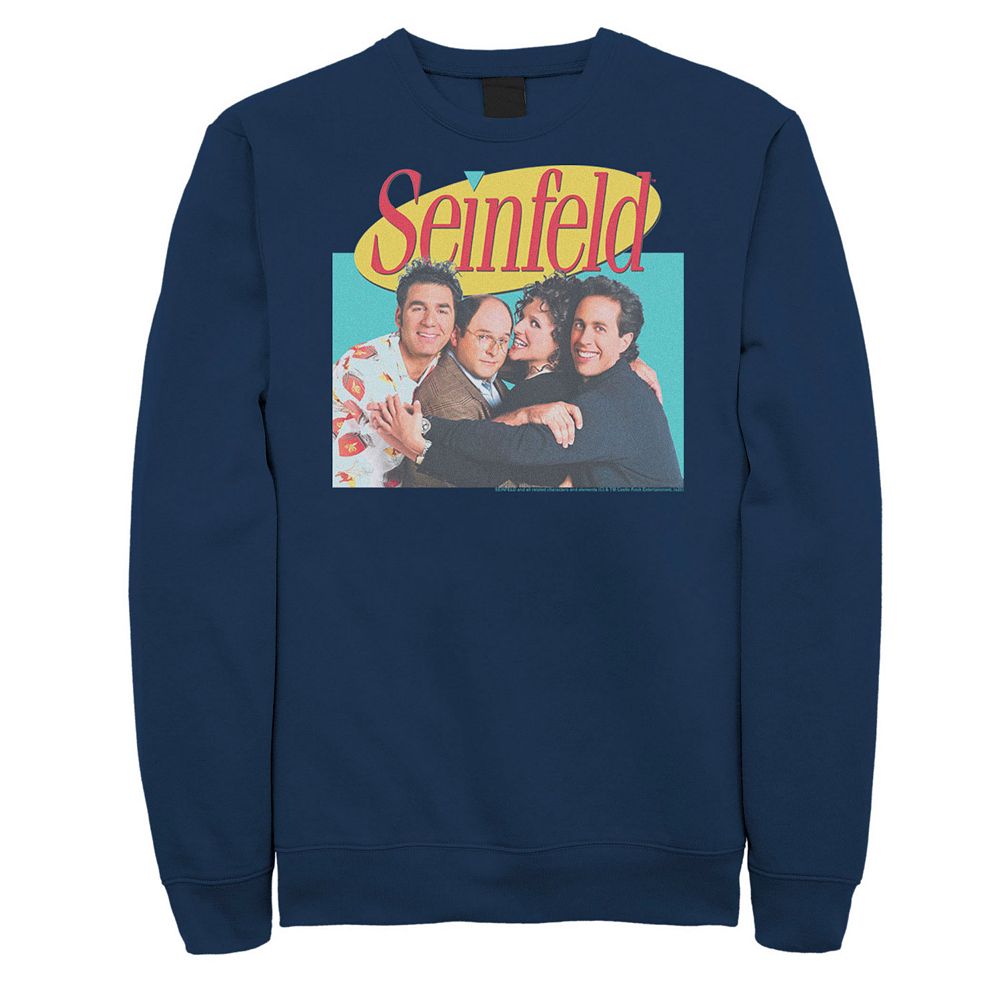 Big & Tall Seinfeld Group Cast Logo Poster Graphic Fleece