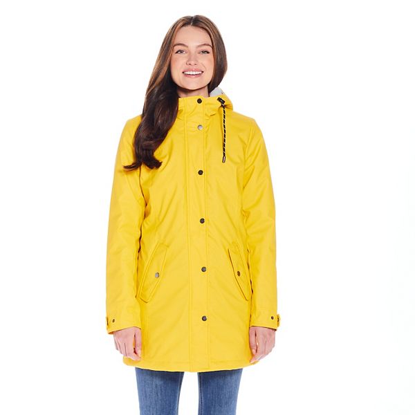 Women's Weathercast Hooded Midweight Rain Jacket