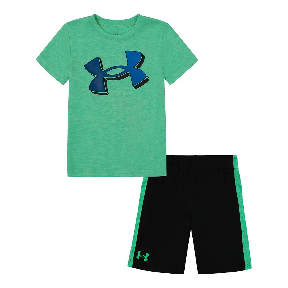 Baby & Toddler Boy Under Armour Big 3D Logo Graphic Tee & Side Panel ...