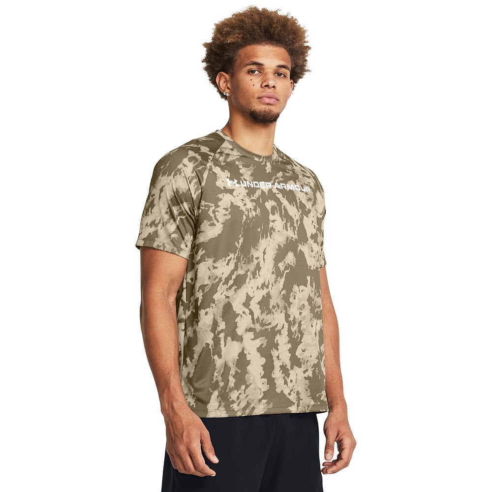 Men's Under Armour Tech Camo Short Sleeve Logo Tee