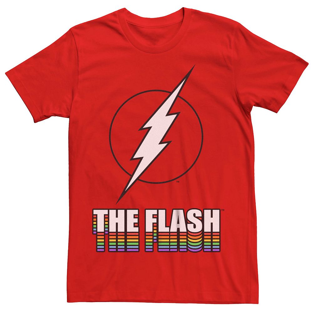 Men's DC Comics The Flash Drop Shadow Logo Graphic Tee