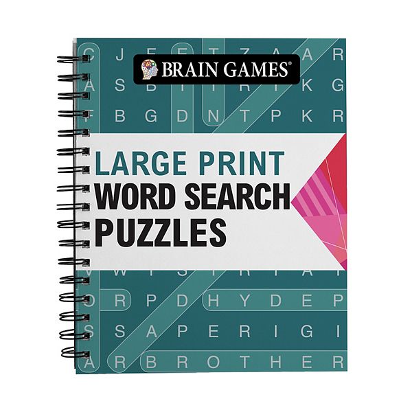 Brain Games Large Print Word Search Puzzles